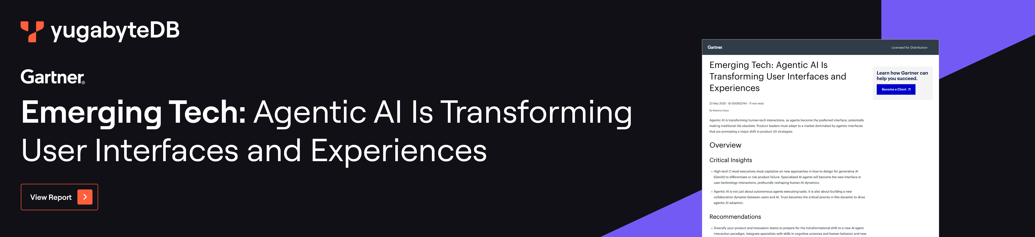 Gartner Report | Agentic AI Transforms User Interfaces and Experiences