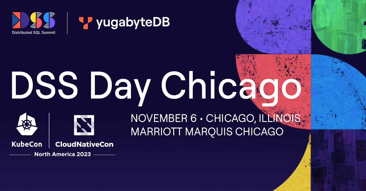 Event details & Agenda for DSS Chicago, November 6th 2023